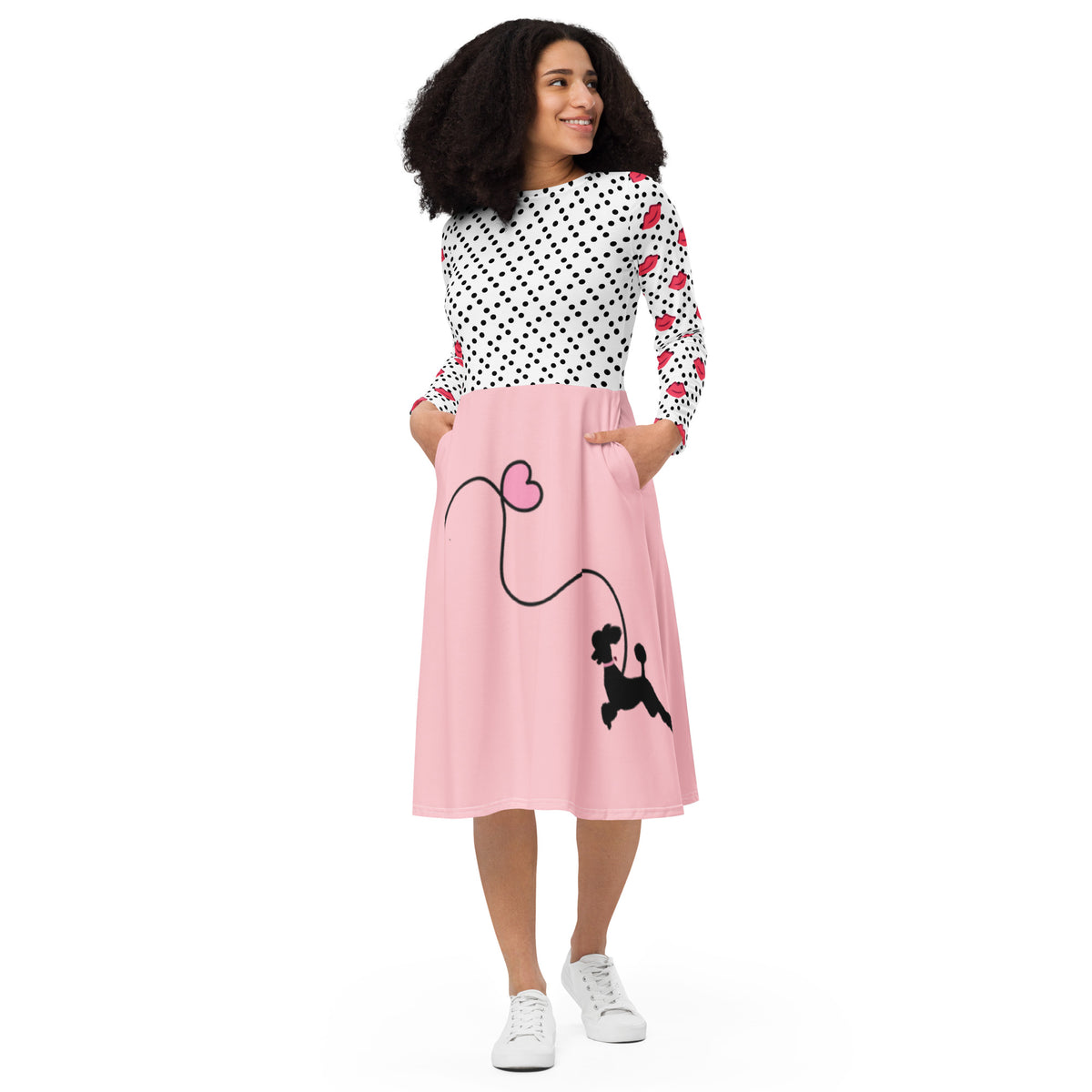 Poodle Skirt Costume | Retro Dress for Halloween & Vintage Parties ...